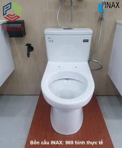 Bồn cầu INAX 969 (1 khối AC 969VN) | Tổng kho INAX Hà Nội