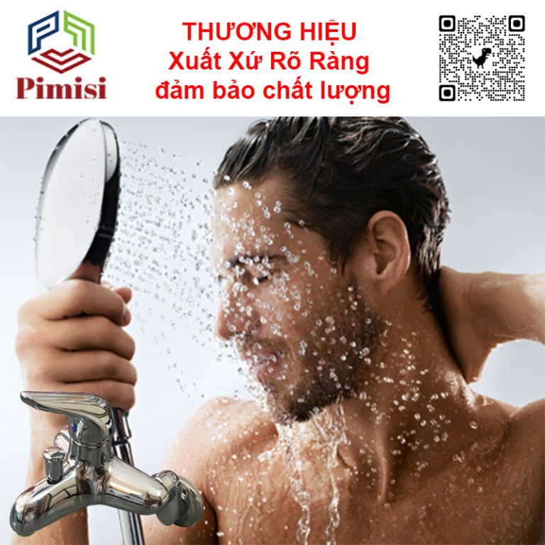 Vòi hoa sen tắm nóng lạnh Pimisi PS-101C | Tổng kho Hà Nội